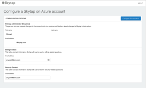 Creating a Skytap on Azure account from the Azure Marketplace | Skytap